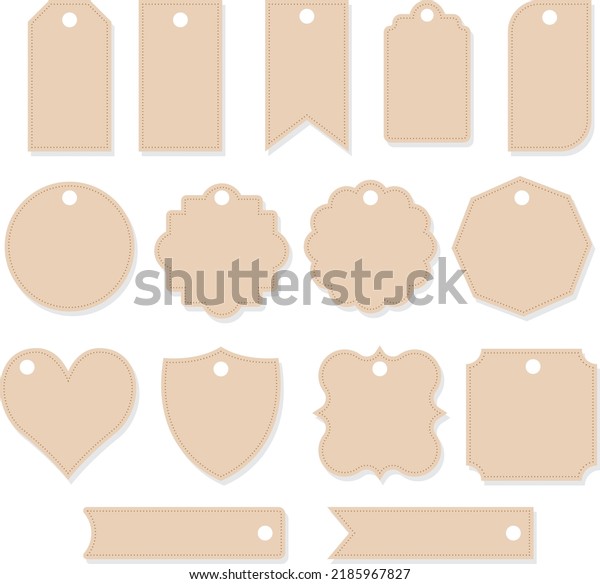 Tag Design Forms Label Price Frame Stock Vector (Royalty Free ...