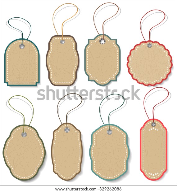 Tag Vintage Label Vector Stock Vector (Royalty Free) 329262086