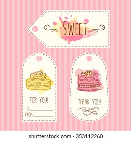 Cake Dessert Shop Template Stock Vector (Royalty Free) 1059890441 ...