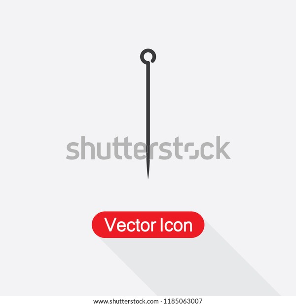 Tailor Pin Icon Vector Illustration Eps10 Stock Vector (Royalty Free ...