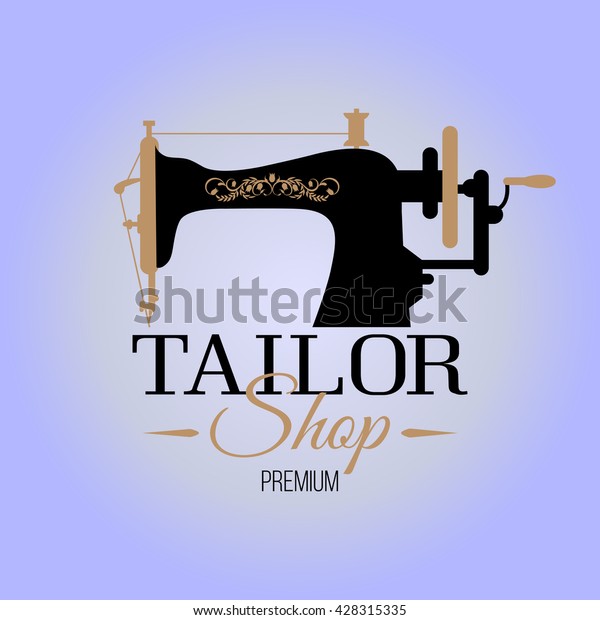 Tailor shop banner or tailor workshop banner.Vector - sewing shop ...