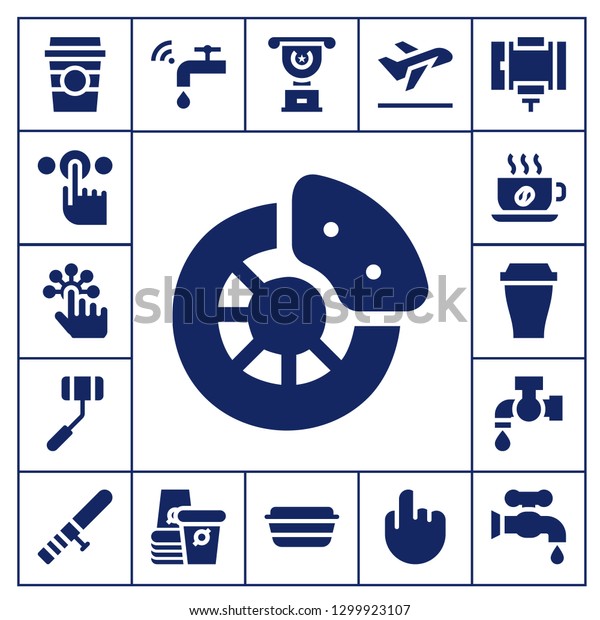 Take Icon Set 17 Filled Take Stock Vector (Royalty Free) 1299923107 ...