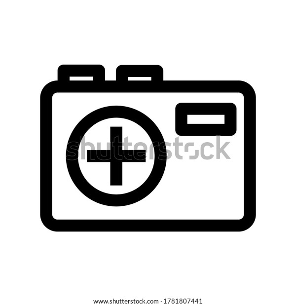 Take Photo Icon Logo Isolated Sign Stock Vector (Royalty Free ...