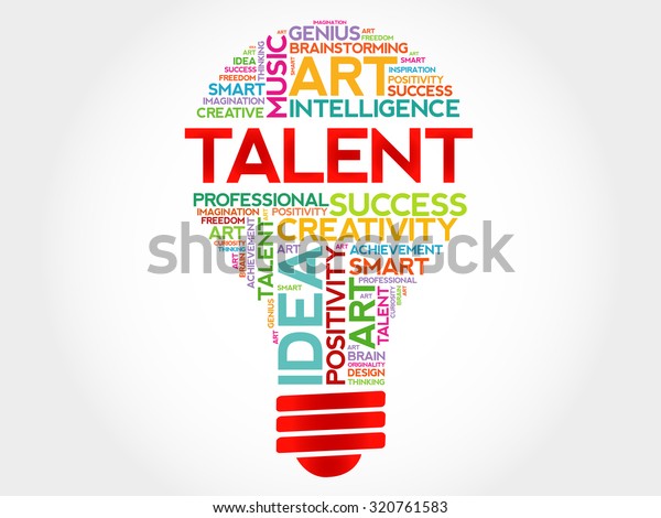 Talent Bulb Word Cloud Concept Stock Vector (Royalty Free) 320761583 ...