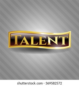 Talent Gold Badge Stock Vector (Royalty Free) 369582572 | Shutterstock