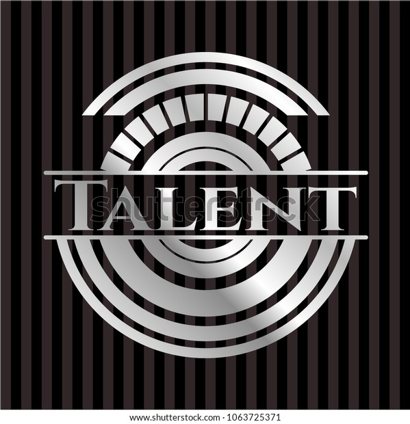 Talent Silver Badge Emblem Stock Vector (Royalty Free) 1063725371 ...