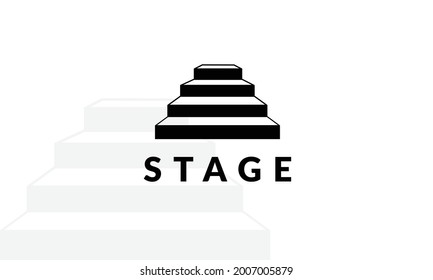 Talent Stage Logo Concept Clever Typography Stock Vector (Royalty Free ...