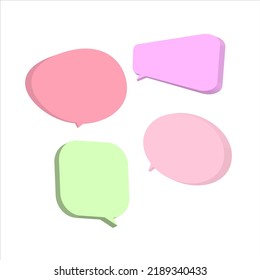 Talk Box 3d On White Background Stock Vector (Royalty Free) 2189340433 ...