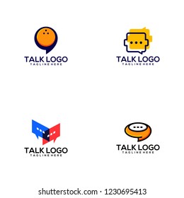 Talk Logo Design Stock Vector (Royalty Free) 1230695413 | Shutterstock