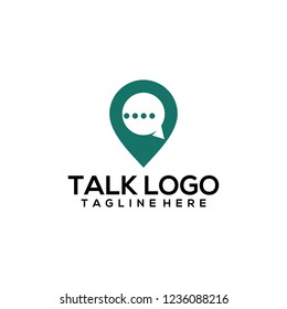 Talk Logo Design Stock Vector (Royalty Free) 1236088216 | Shutterstock