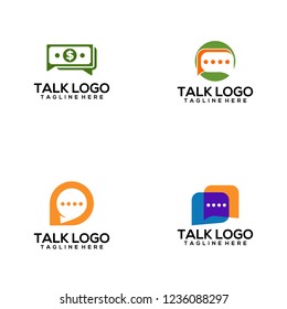 Talk Logo Design Stock Vector (Royalty Free) 1236088297 | Shutterstock