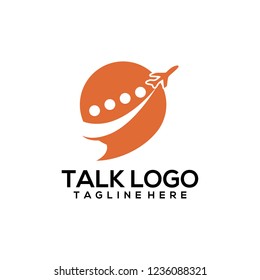 Talk Logo Design Stock Vector (Royalty Free) 1236088321 | Shutterstock