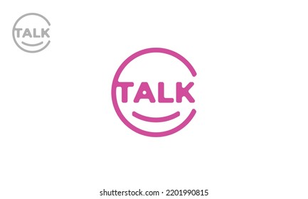 Talk Logo Design Vector Template Stock Vector (Royalty Free) 2201990815 ...