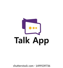 Talk Logo Icon Vector Isolated Stock Vector (Royalty Free) 1499539736 ...
