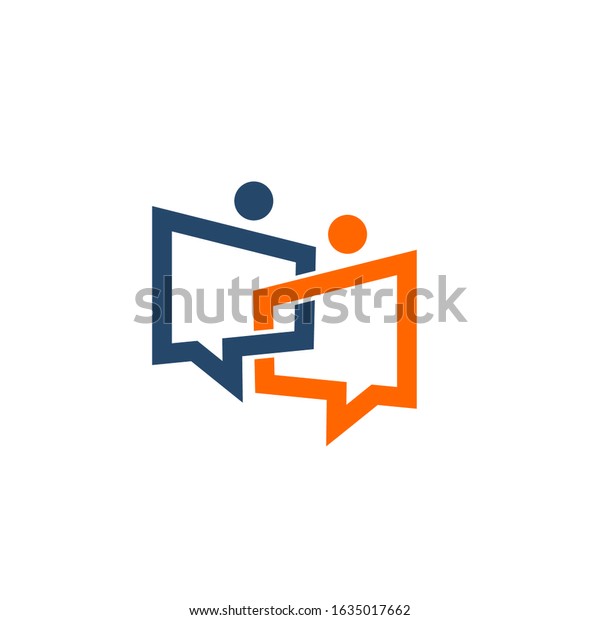 Talk Logo Modern Sign Template Stock Vector (Royalty Free) 1635017662 ...