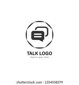 Talk Logo Template Design Talk Logo Stock Vector (Royalty Free) 1349534879
