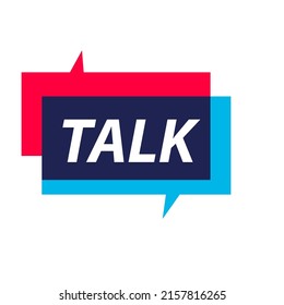 Talk Vector Logotype Design Template Stock Vector (Royalty Free ...