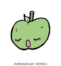 Talking Apple Cartoon Stock Vector (Royalty Free) 63745111 | Shutterstock