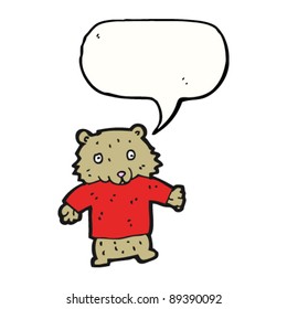 Talking Bear Cartoon Stock Vector (Royalty Free) 89390092 | Shutterstock