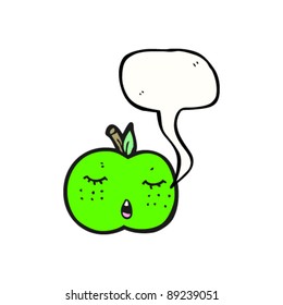 Cute Cartoon Apple Stock Vector (Royalty Free) 140851738