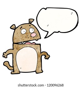 Talking Cartoon Dog Stock Vector (Royalty Free) 120096268 | Shutterstock