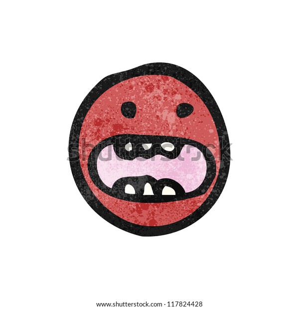 Talking Emoticon Face Cartoon Stock Vector (Royalty Free) 117824428 ...
