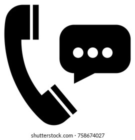 Talking On Phone Icon: เวกเตอร์สต็อก (ปลอดค่าลิขสิทธิ์) 758674027 ...