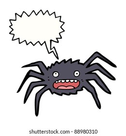 Talking Spider Cartoon Stock Vector (Royalty Free) 88980310 | Shutterstock