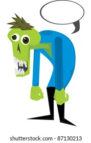 Talking Zombie Stock Vector (Royalty Free) 87130213 | Shutterstock