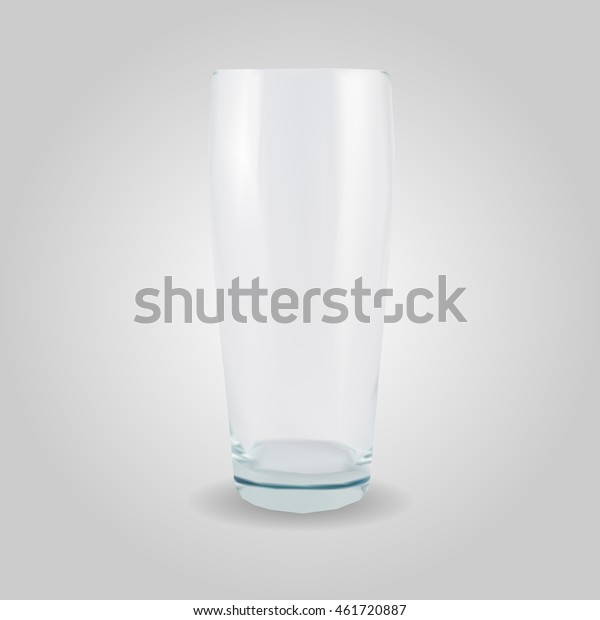 Tall Empty Glass Low High Resolution Stock Vector (Royalty Free) 461720887