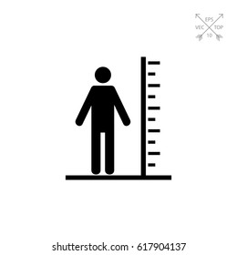 Height measurement man Stock Illustrations, Images & Vectors | Shutterstock