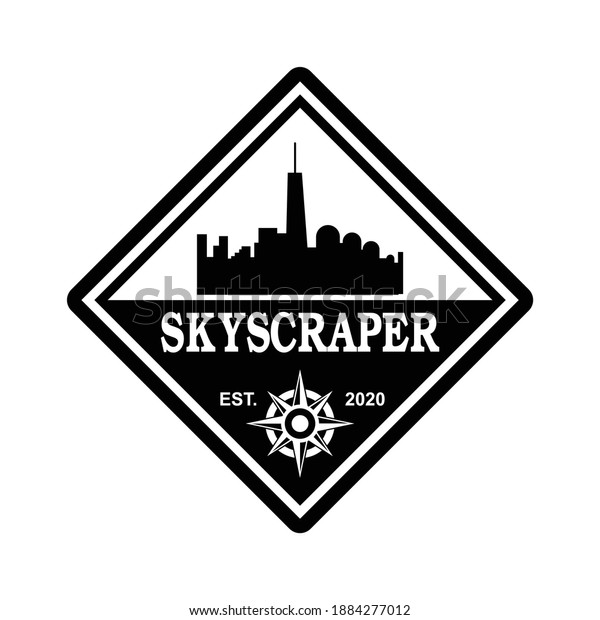 Tallest Skyscraper Vector Architecture Logo Stock Vector (Royalty Free ...