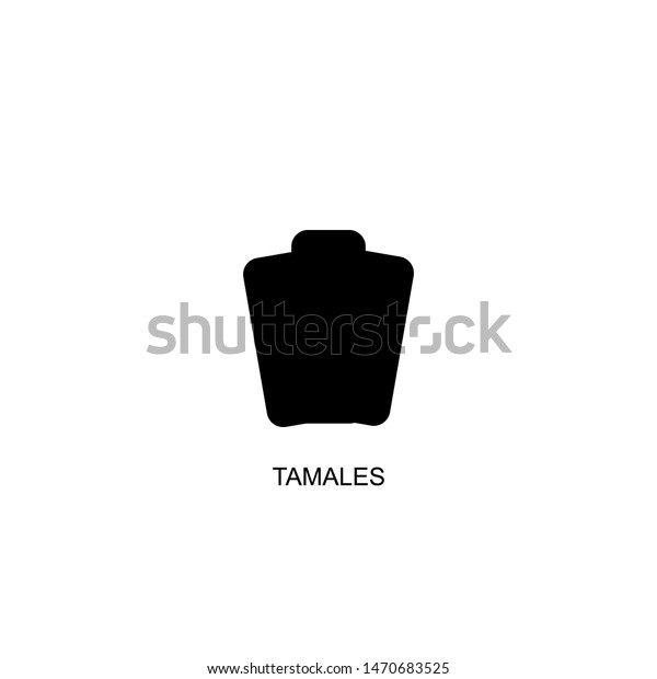 Tamales Icon Vector Black Design Stock Vector (Royalty Free) 1470683525 ...