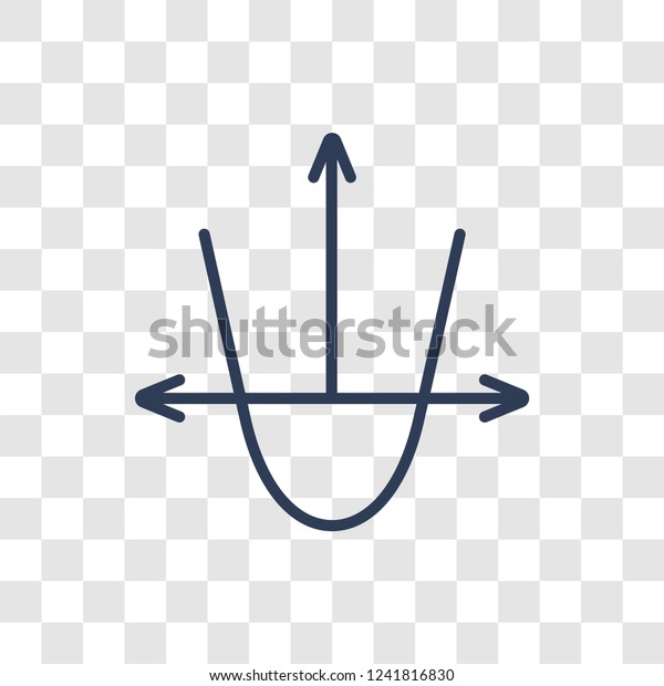 Tangent Icon Trendy Linear Tangent Logo: vector de stock (libre de ...