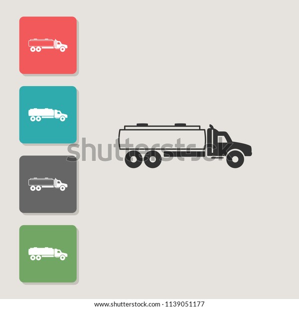 Tank Car Vector Icon Symbol Web Stock Vector (Royalty Free) 1139051177 ...