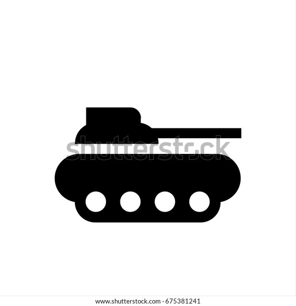 Tank Icon Trendy Flat Style Isolated Stock Vector (Royalty Free) 675381241