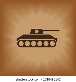 Vektor Stok Tank Symbol Vector Illustration (Tanpa Royalti) 1318498142 ...
