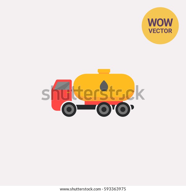Tanker Truck Stock Vector (Royalty Free) 593363975 | Shutterstock