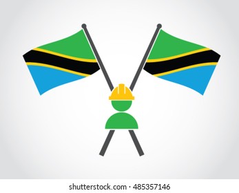 Tanzania Emblem Homeland Stock Vector (Royalty Free) 485356876 ...