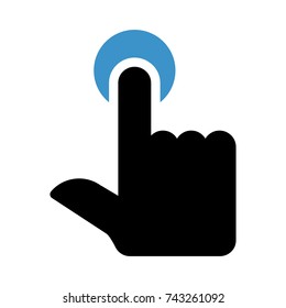 Tap Icon Stock Vector (Royalty Free) 743261092 | Shutterstock