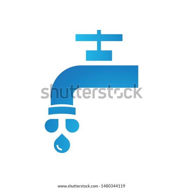 Tap Water Logo Template Vector Drop Stock Vector (Royalty Free ...