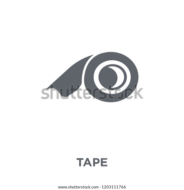 Tape Icon Tape Design Concept Collection Stock Vector (Royalty Free ...