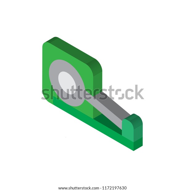 Tape Isometric Left Top View 3d Stock Vector (Royalty Free) 1172197630 ...