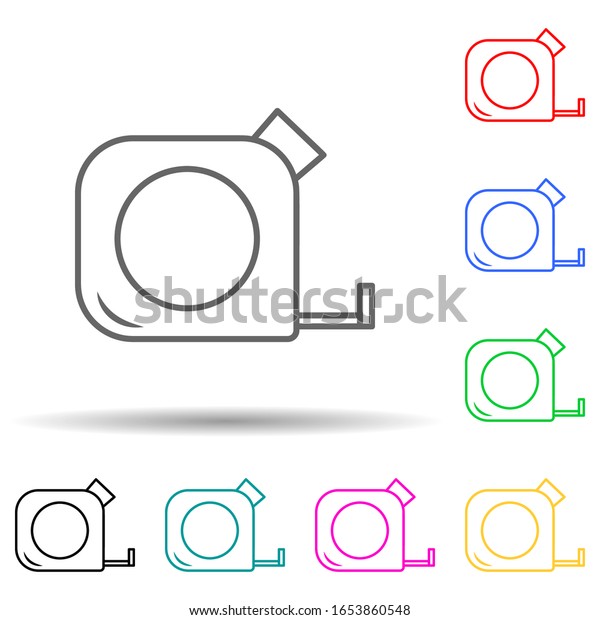 89 Multi Coloured Tape Measure Stock Vectors, Images & Vector Art ...