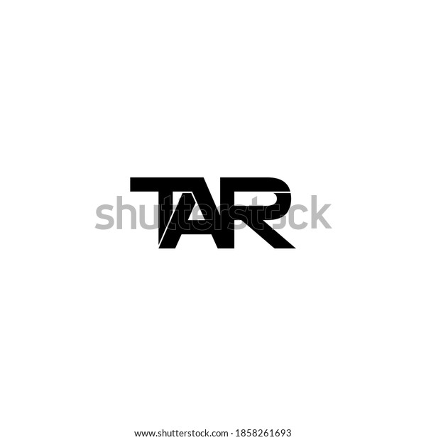 Tar Letter Original Monogram Logo Design Stock Vector (Royalty Free ...