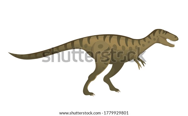 Tarbosaurus Carnivorous Dinosaur Vector Cartoon Dinosaur: Vector có sẵn ...