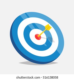 Target Aim Vector Illustration Stock Vector (Royalty Free) 516138058 ...
