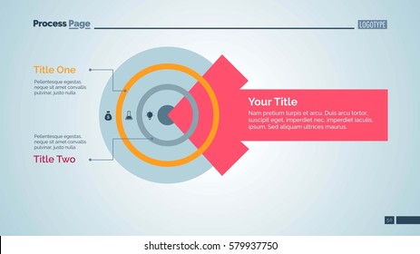 Target Arrow Diagram Slide Template Stock Vector (Royalty Free ...