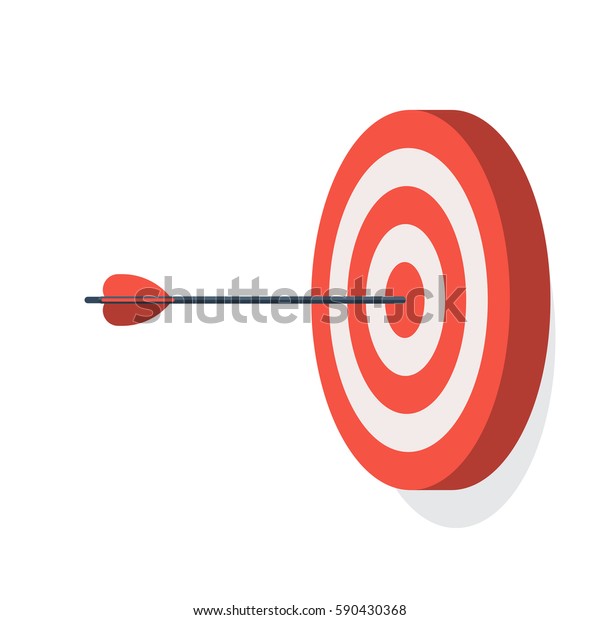 Target Arrow Goal Achieve Concept Vector Stock Vector (Royalty Free ...