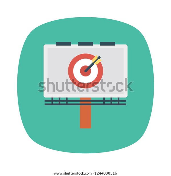 Target Billboard Advertisement Stock Vector (Royalty Free) 1244038516 ...